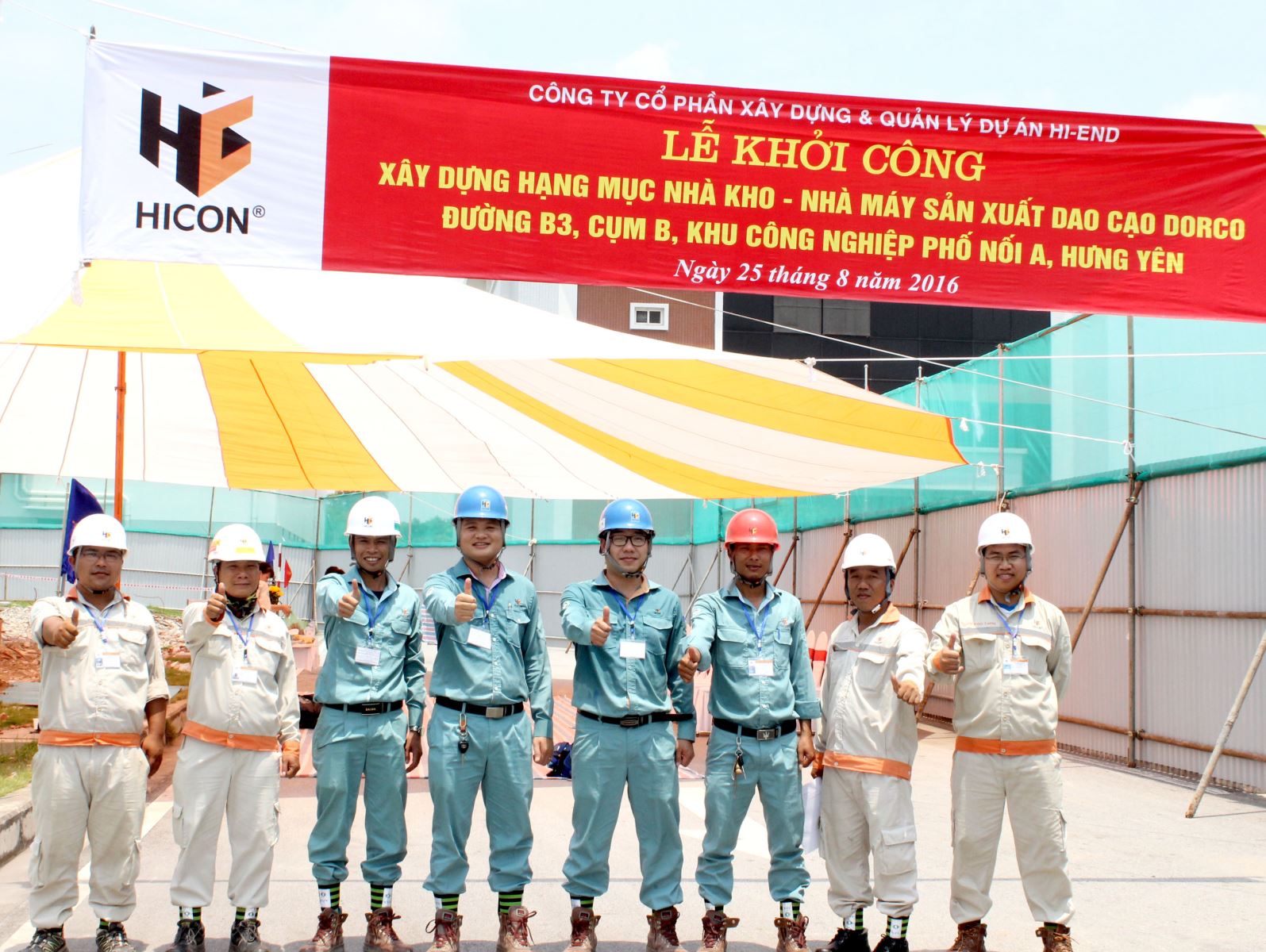COMMENCEMENT CEREMONY OF THE DORCO VINA PROJECT - HI-CON